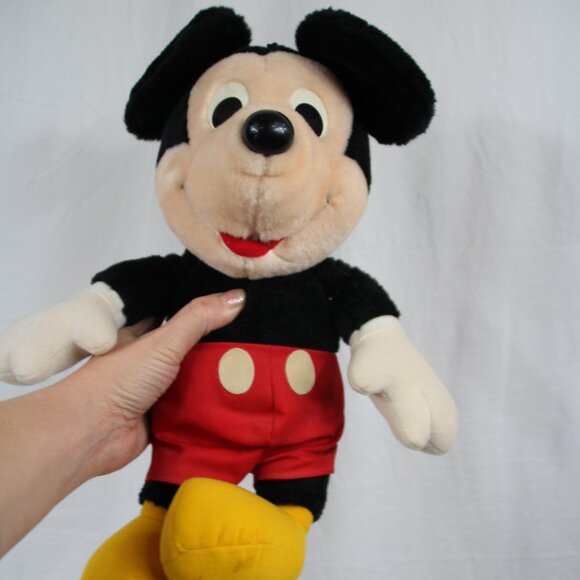 Hasbro | Toys | Vintage Mickey Mouse Hasbro Softies Disney Plush 4 Red ...